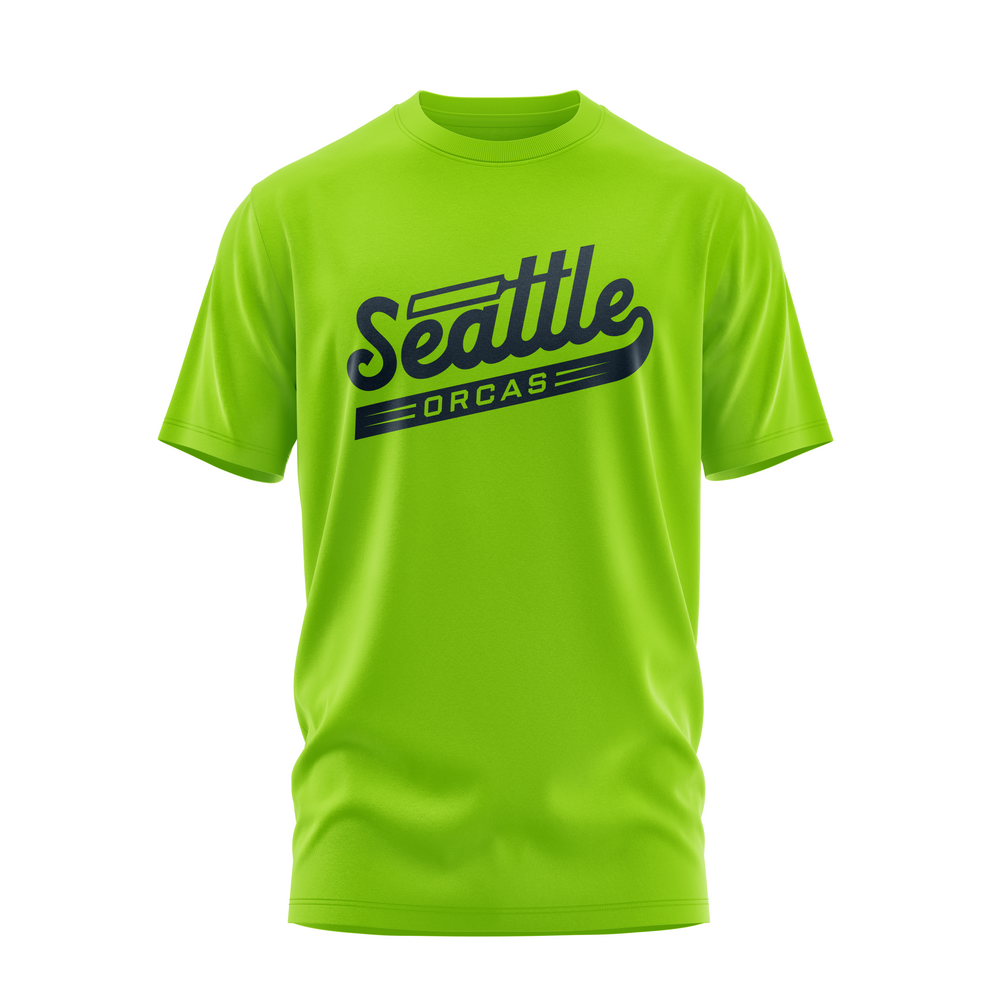 Seattle Bat | T-Shirt | Emerald Green | (Unisex/Adult) – Seattle Orcas